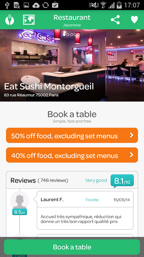 thefork - Restaurants booking - App Android su Google Play