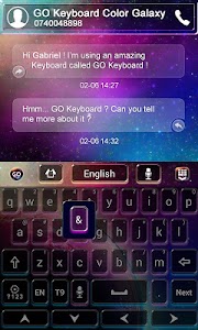 GO Keyboard Color Galaxy Theme Latest Version APK for Android | Android ...