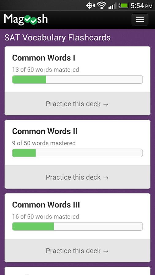SAT Vocabulary Flashcards - Android Apps on Google Play