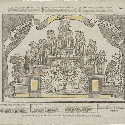 De trap des ouderdoms, Johannes Scheffers, 1789 - 1826 - Rijksmuseum