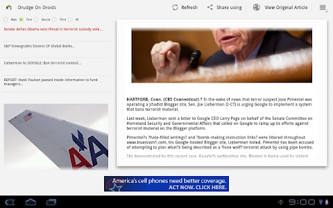 Drudge Report On Droid Pro – Android News & Magazines Apps