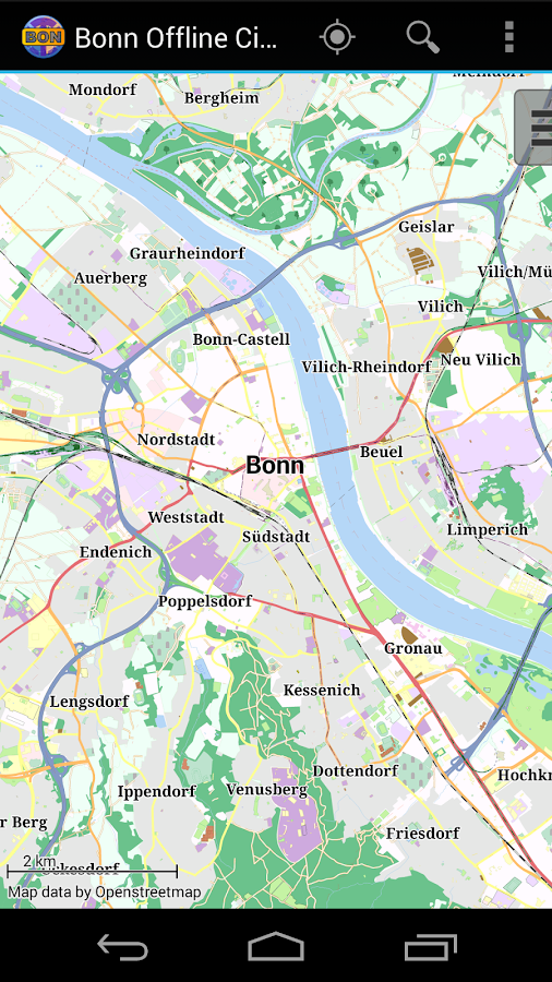 Bonn Offline City Map - Android Apps on Google Play
