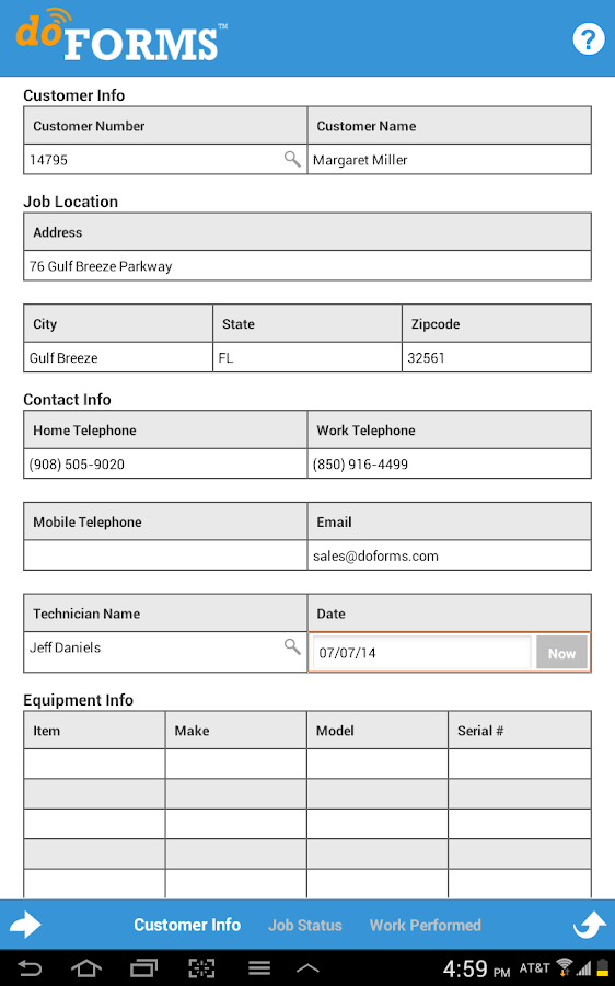 doForms | Easy Forms & Apps - screenshot