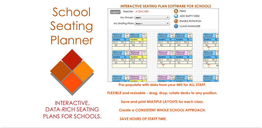 School Seating Planner by Pyramid Programming Ltd - Latest version 3.5 ...