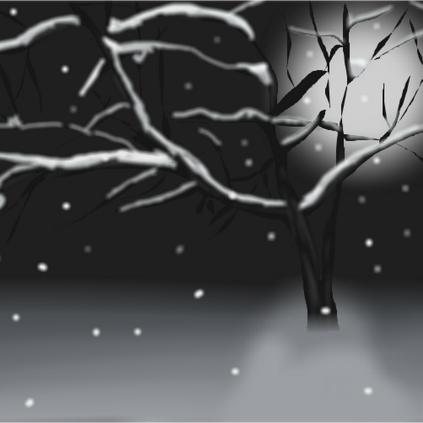 Snowy Night » drawings » SketchPort