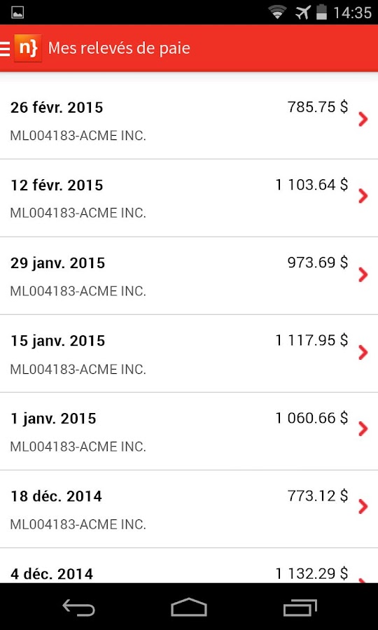 Paie par Nethris – Applications Android sur Google Play