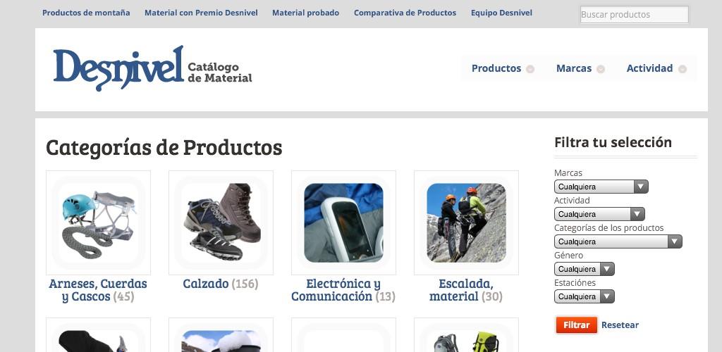 Desnivel Material de montaña - Latest version 1.0 for Android App Sports