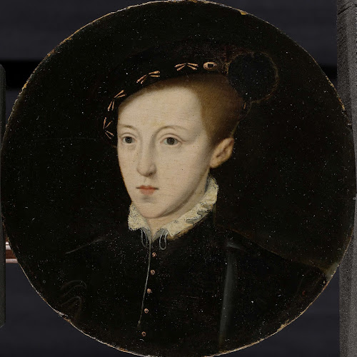 Portret van Eduard VI (1537-1553), koning van Engeland, anoniem, ca ...