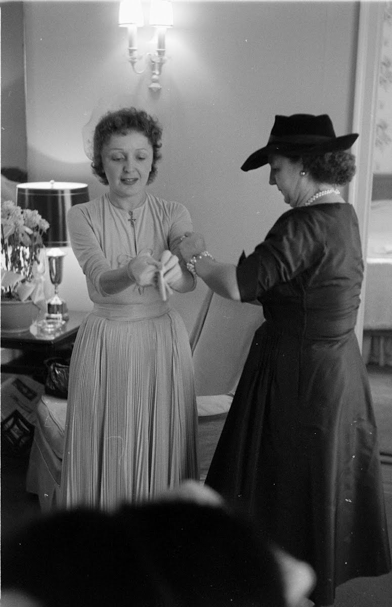 Edith Piaf Weds Jacques Peals - Allan Grant — Google Arts & Culture