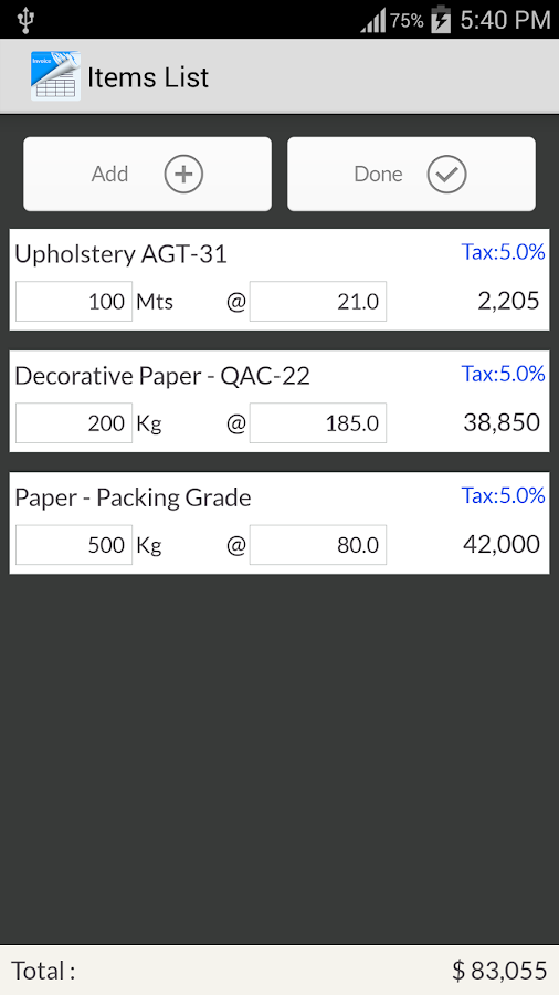 Simple Invoice Manager - Android Apps on Google Play