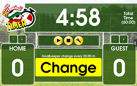 Five-a-side Football Timer – Simple timer to help amateur football ...
