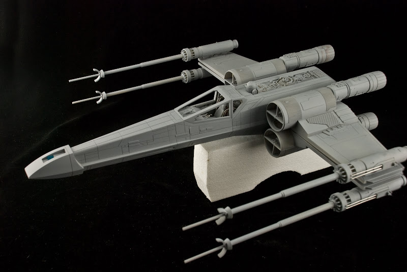 Poseidon Studio: New Project - 1/24 X-Wing fighter scratchbuild (2)