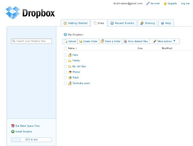 Sync files online with Dropbox | Technube