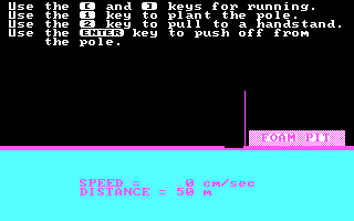 PC Retro Games: Microsoft Decathlon (1982)