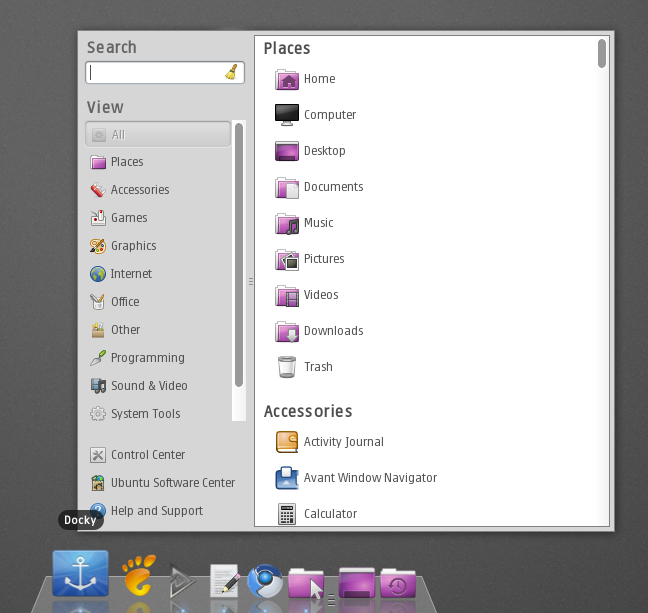 How To Use Cardapio Menu With Docky And Avant Window Navigator ~ Web ...