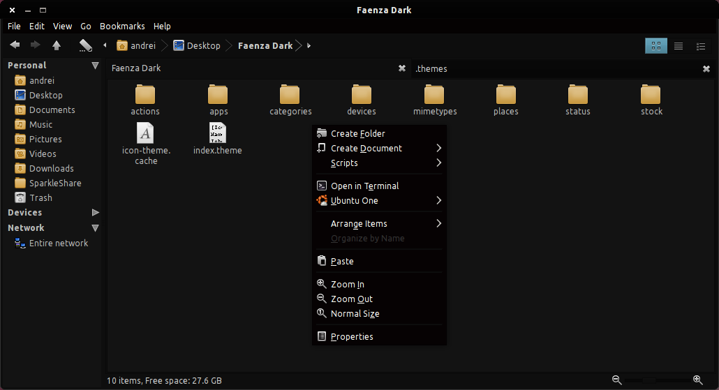 Download Faenza Icons For Dark Themes ~ Web Upd8: Ubuntu / Linux blog