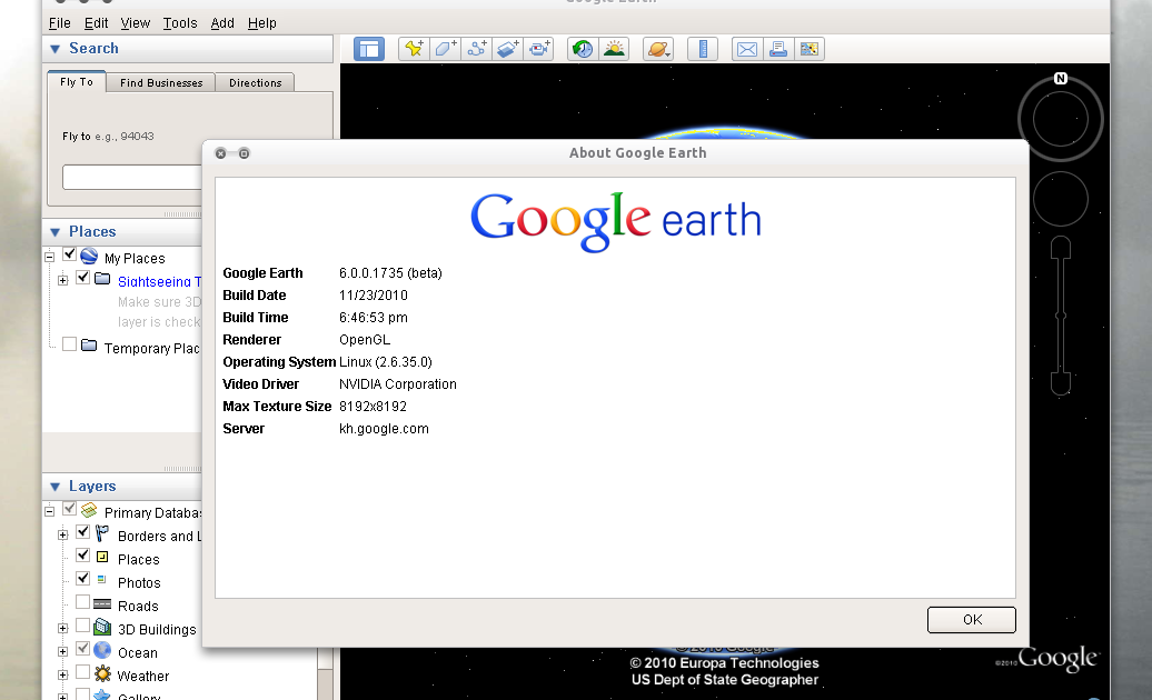 Install Google Earth 6 In Ubuntu / Linux [With Fixes] ~ Web Upd8 ...