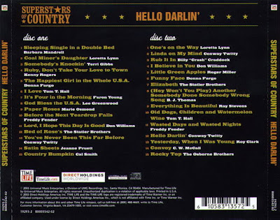 Pra Sempre: Time Life - Superstars Of Country - Hello Darlin' CD 2