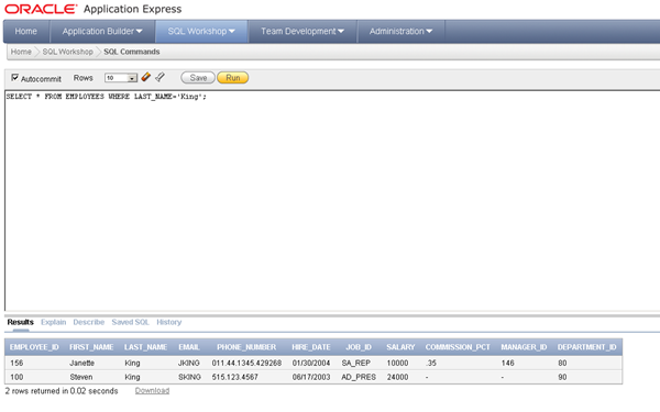 Table Operation On Oracle 11g Xe With Oracledbbinding Steef Jan Wiggers Blog