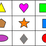 IMPRIMIR BINGO PARA NIÑOS DE COLORES Y FORMAS