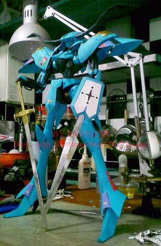 Siren-V Neptune Papercraft (Five Star Stories) ~ Paperkraft.net - Free ...