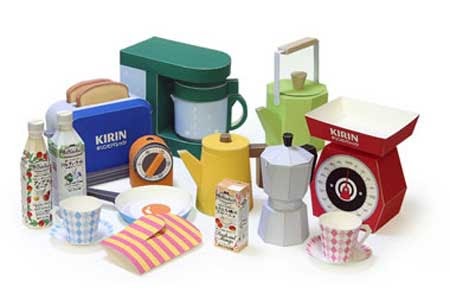 Kirin Kitchen Set Papercraft ~ Paperkraft.net - Free Papercraft, Paper ...