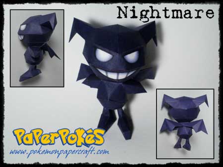 Pokemon - Nightmare Papercraft (Move) ~ Paperkraft.net - Free ...