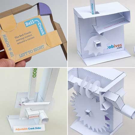 Papercraft Mechanisms ~ Paperkraft.net - Free Papercraft, Paper Model ...