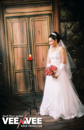 Nehara Pieris: wedding dress