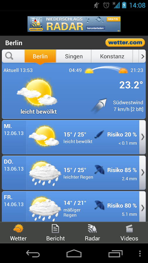wetter.com – Android-Apps auf Google Play