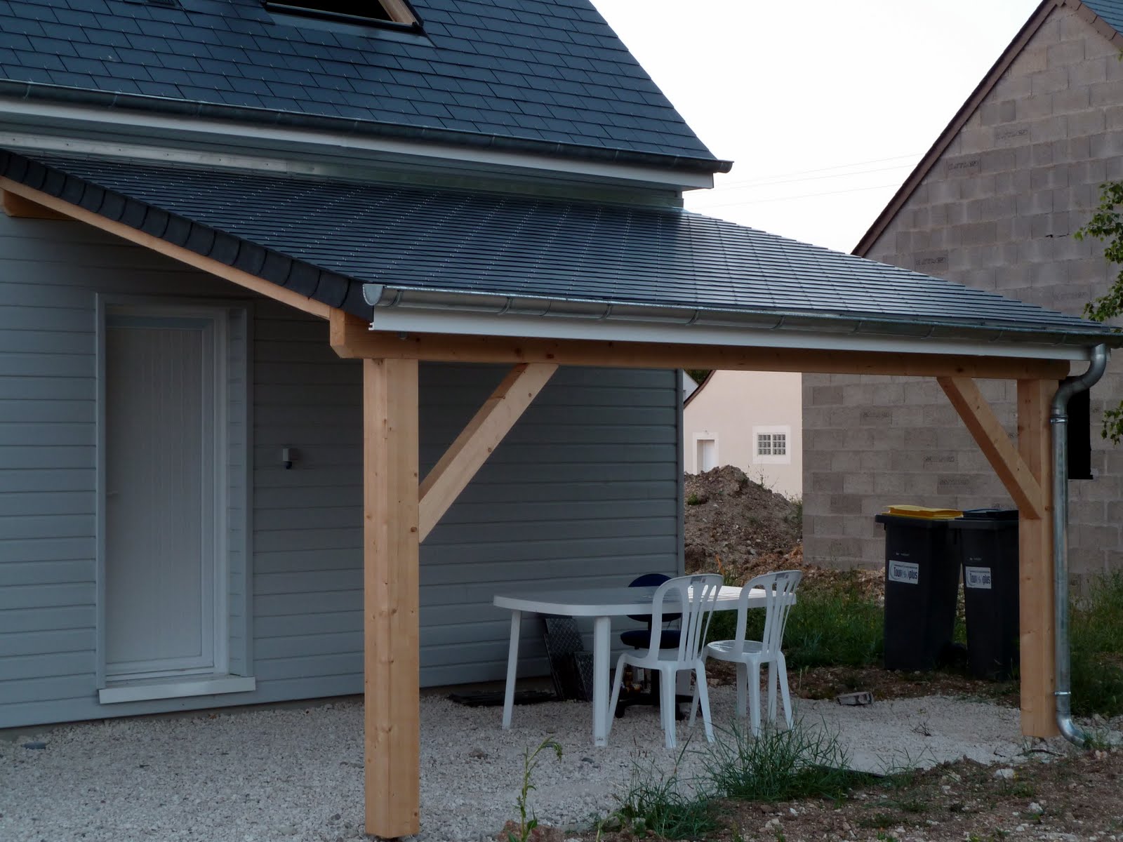 Notre Maison Bois - 02-07-2010: Appentis