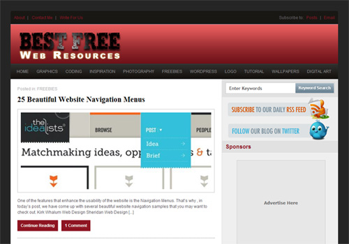 BEST FREE WEB RESOURCE – Ĝriffin