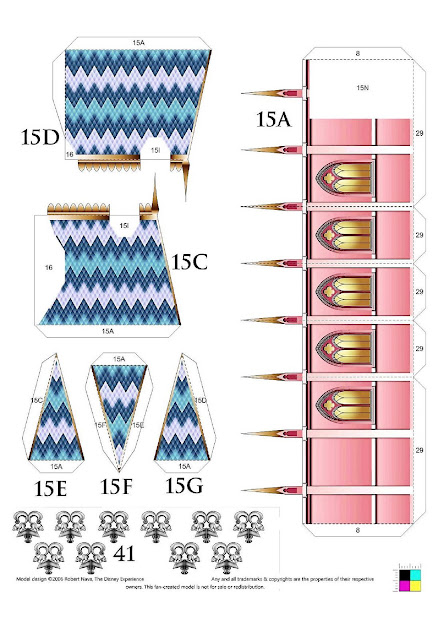 MAQUETA DE CASTILLO PARA RECORTAR Y MONTAR