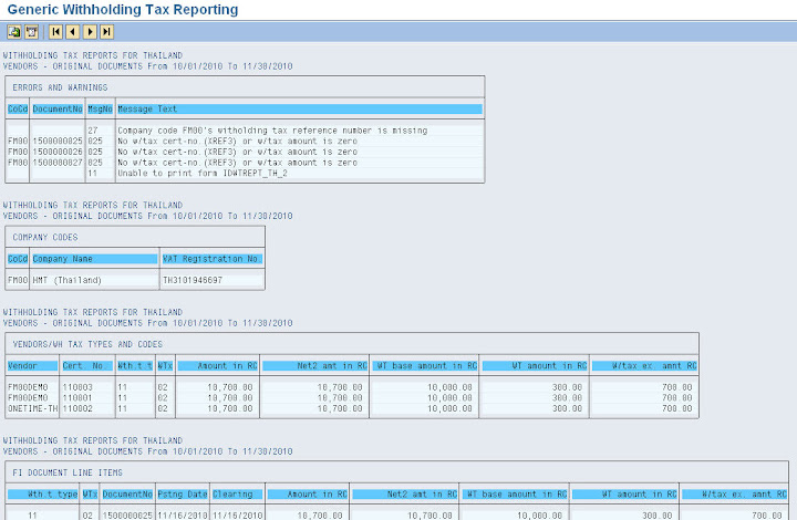 There are no open items managed in account XXX – error when running WHT ...
