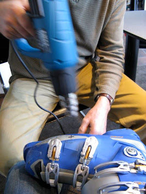 DIY ski boot stretching attept #1, snowHeads ski forum