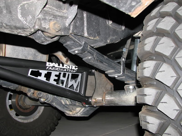 Barra de tração anti axle wrap
