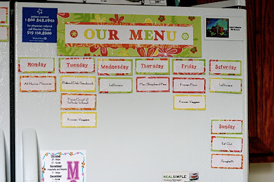 My New Menu Project | Our Wrightings