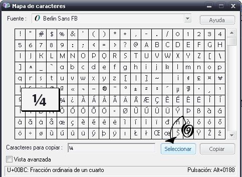 Proyecto de Formación de Centro: Mapa de caracteres