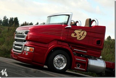 Bizarrices Automotivas: Scania R999 “Red Pearl”