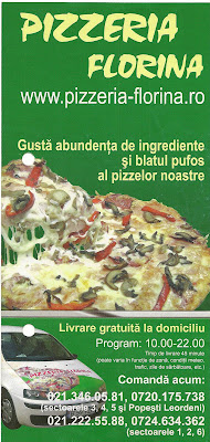 Pizzeria Florina din Bucuresti | Mâncare Bună