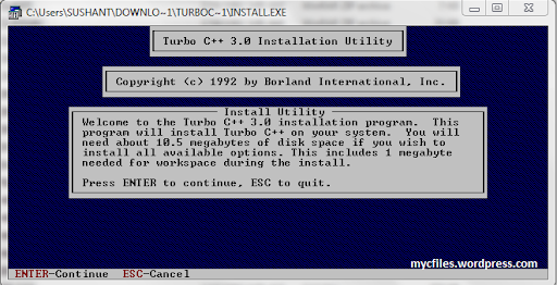 How to install turbo C Compiler | hack trick