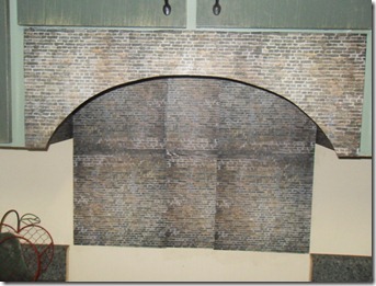 Keen Inspirations: Faux Stone Arch and Stove Back Splash From Scrapbook ...