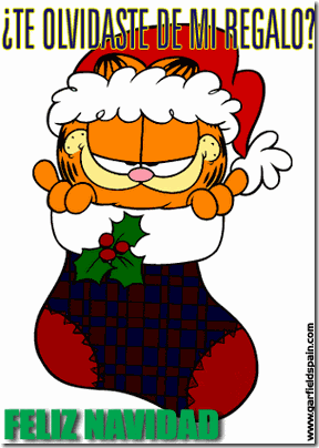 Dibujos de Garfield en navidad - Blog de imágenes