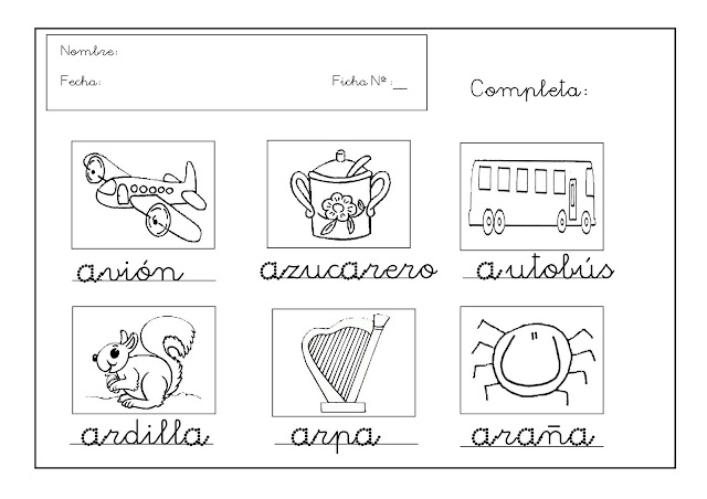 APRENDE A ESCRIBIR LA LETRA A. ACTIVIDADES DE CALIGRAFIA INFANTIL