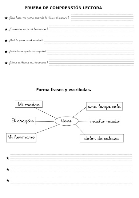 COMPRENSION LECTORA EJERCICIOS DE CLASE - 5