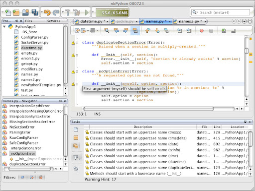 Tor Norbye's Blog: Screenshot of the Week #31: Python, Groovy