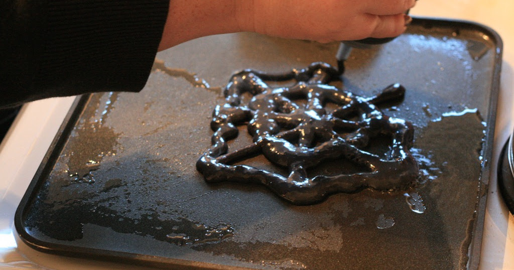 Spooktacular Spider Web Pancakes | {So Wonderful, So Marvelous}