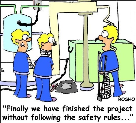 Safety and Business Cartoons By Cartoonist Rosho: Safety Cartoon Id ...