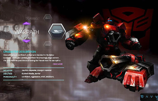 Transformers : War For Cybertron - Autobots Character Profile | EnvyDream