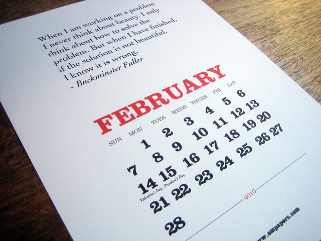 Inspired Designer: Cool Calendars